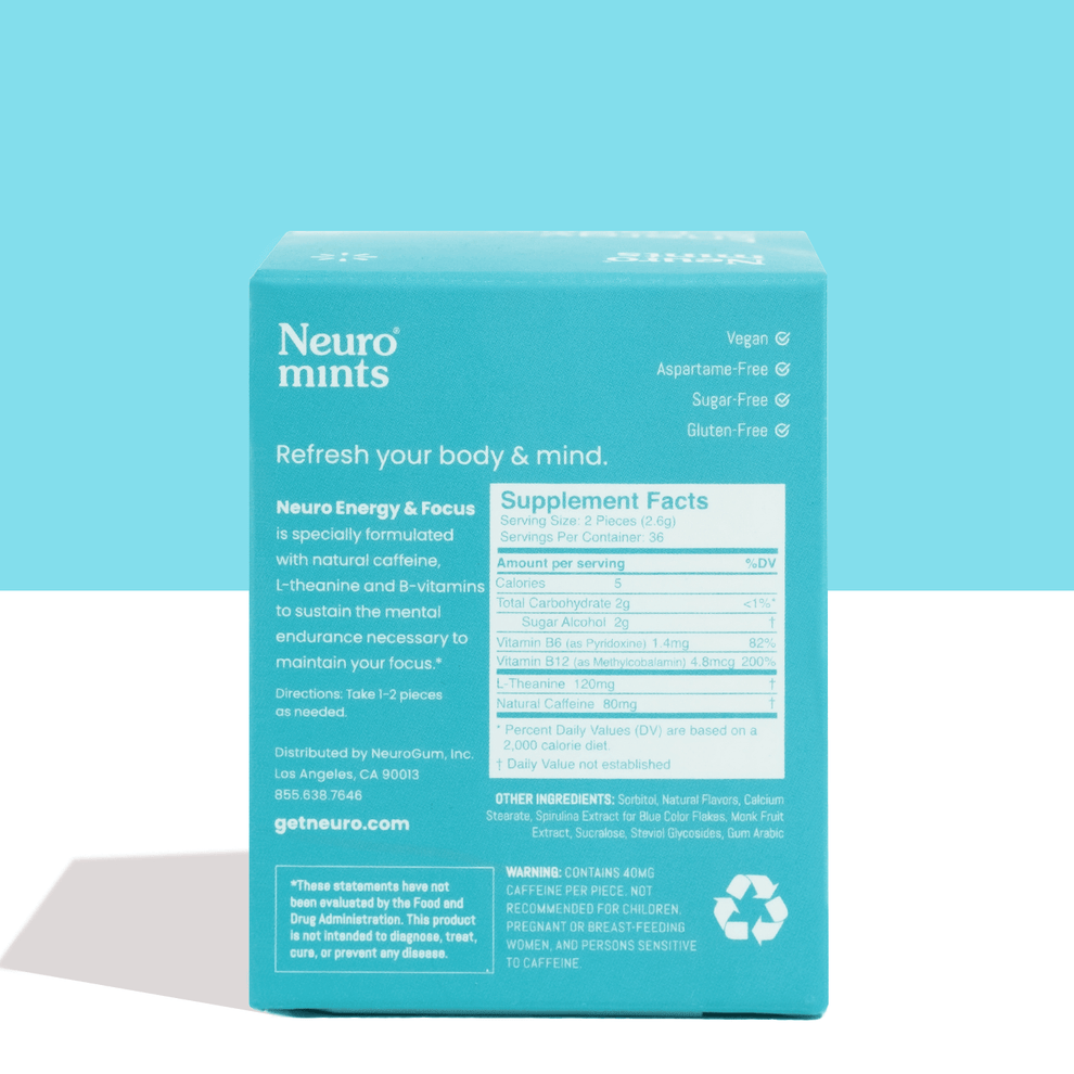 Energy & Focus Mints | Neuro – NeuroGum EU